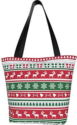 AOOEDM Fond de sac fourre-tout Sacs &agrave; provisions de No&euml;l Petit sac de march&eacute; r&eacute;utilisable Sacs fourre-tout de plage Sacs de voyage