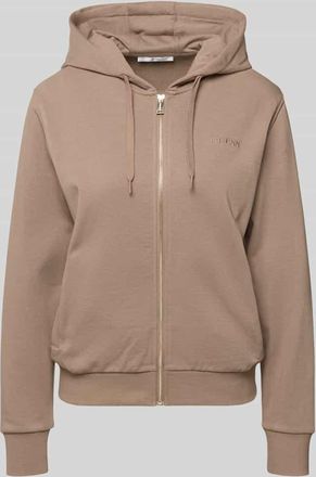 Guess Sweatjacke mit Kapuze und Label-Stitching