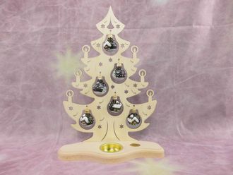 Saico Leuchter Tannenbaum mit schwarzen