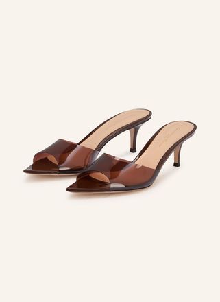 Gianvito Rossi Mules Elle 55 braun