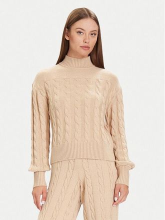 Guess Rollkragenpullover W5BR30 Z1192 Beige Regular Fit