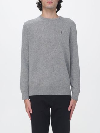 Polo Ralph Lauren Wollpullover mit Rundhalsausschnitt und gesticktem Pony-Logo