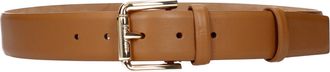 Max Mara Femmes Ceinture Cuir Marron/Rouille
