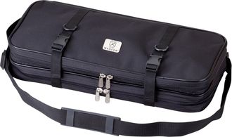 Mercer Culinary Mercer Kochmesser Doppelrei&szlig;verschluss, 17 F&auml;cher, Messeretui schwarz