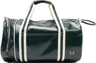 Fred Perry Homme, Sacs, Vert, Taille: ONE Size Sac polochon classique