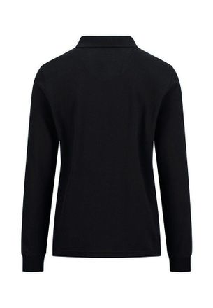 Fynch-Hatton Langarmshirt mit Logo-Stickerei und Polokragen