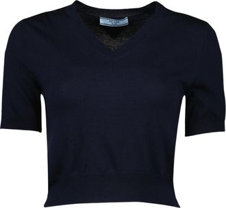 Prada Damen, Strickwaren, Blau, XSGr&ouml;&szlig;e