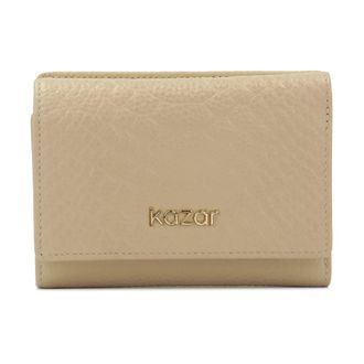 Kazar Kompakte beige Brieftasche mit gepr&auml;gtem Muster - - Accessories - Damen - Beige - ONE SIZE