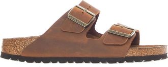 Birkenstock Homme, Chaussures, Brun, Taille: 45 EU Arizona Oiled Leather Narrow Fit