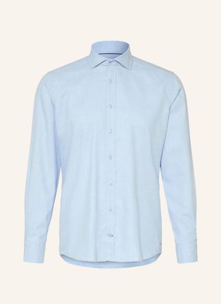 Strokesman's Strokesmans Flanellhemd Regular Fit blau