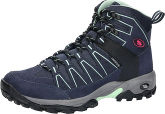 Brütting Unisex Mount Pinos High Trekkingsstiefel, Marine/türkis/pink, 39 EU