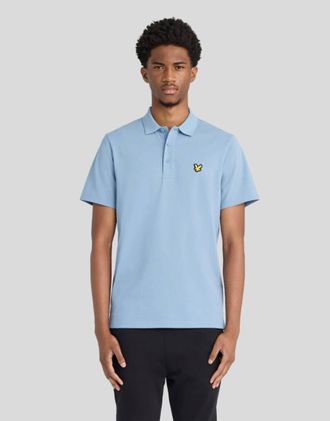 Lyle & Scott polo de sport Ss Core en bleu acier y276