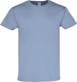 Fruit Of The Loom Iconic 195 Ringspun Premium T | T-Shirt Herren & Damen - 100% Baumwolle, hochwertig & weich, ideal f&uuml;r den Alltag, Farbe:Mineral Blue, Gr&ouml;&szlig;e:3XL