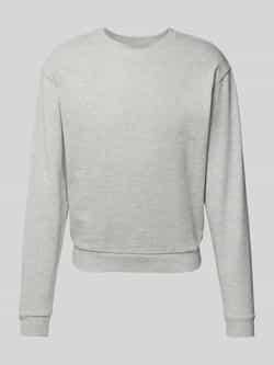 Review Sweatshirt mit Rundhalsausschnitt