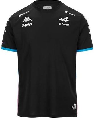 Kappa Maillot Adolim BWT Alpine F1 Team 2024 pour Homme - Noir - Taille M