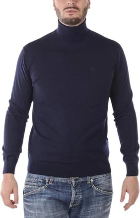Emporio Armani Homme, Pulls, Bleu, Taille: 2XL Pullover