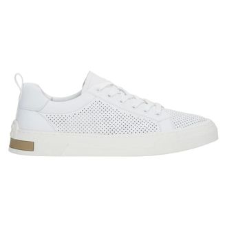 Estro & Luminara Homme, Chaussures, Blanc, Taille: 40 EU Baskets Perfor&eacute;es en Cuir V&eacute;ritable