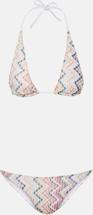 Missoni Bikini Zigzag aus H&auml;kelstrick