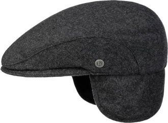 Bugatti Beret Coupe-Vent Casquette Gavroche Casquette pour Homme (56 cm - Anthracite)