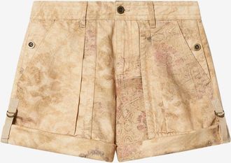 Isabel Marant Short Calissy - Femme - D&eacute;sert - Taille 34 - Isabel Marant