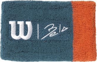 Wilson Bela Extra Wide WRTBD II OSFA Handgelenk-Armband, Erwachsene, Unisex, Blue Koralle/Party/(Blau), Einheitsgröße