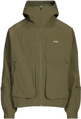 Arte Blouson uni &agrave; capuche