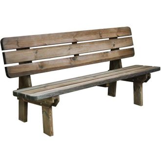 C&eacute;monjardin C&eacute;monjardin - Banc de jardin 4 places en bois Rambouillet