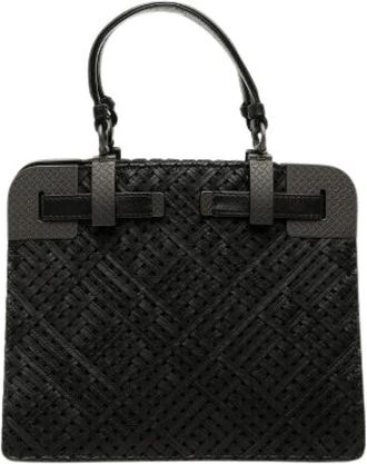 Bottega Veneta Sac &agrave; main vintage Pre-owned - Femme - Pre-owned - Noir - Taille: ONE Size