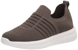 Clarks Damen Ezera-Spaziergang Sneaker, Dark Olive Knit, 37 EU Weit