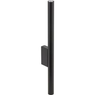 Licht-Erlebnisse Applique &eacute;troite Noir Up Down H:40cm M&eacute;tal 2x G9