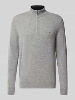 Fynch-Hatton Regular Fit Troyer aus Woll-Kaschmir-Mix