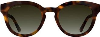 Lacoste Womens Sunglasses L6070S - Havana with Gradient Khaki Lens