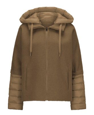 Milestone Wolljacke MSAzalea im Material Mix aus Wolle Doubleface und Stepp