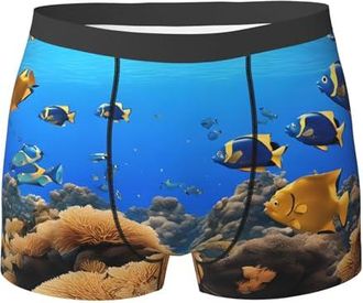 Generic Cale&ccedil;on Boxeur Imprim&eacute; Motif Poisson Calecon Fitted Et L&eacute;ger Boxers pour Homme XL