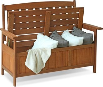 Furinno Tioman Kent Aufbewahrungsbox, Holz, Natur, 58.9 x 110.5 x 91.4 cm