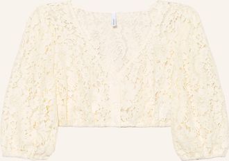 Wallmann Wallmann Dirndlbluse Aus Spitze Mit 3/4-Arm weiss