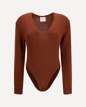 Forte_Forte FORTE_FORTE Cable-knit wool Bodysuit Female II