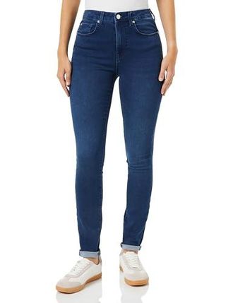Only Onlpower-Royal Hw Push Up Skinny DNM EXT Jeans pour Femme, Bleu foncé Denim, S x 32L