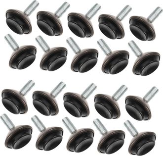 Angoily 20stücke Teiliges Verstellbares Möbelbein Robustem Material Höhenverstellbare Stellfüße Für Schwere Möbel Wie Stühle Tische Sofas Und Schränke Schutzf