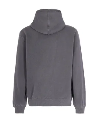 Carhartt Work in Progress Mens Hooded Sweatshirt Torion Black Black, Grind Washed Cotton (430 G-M&sup2;) Sweatshirts G/m&sup2;) Sweater