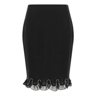 Rotate Chiffon-R&uuml;schenrock - - Skirts - Damen - Schwarzk - XL