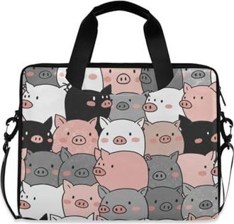 Alaza Sac pour ordinateur portable de 40,6 &agrave; 15,6 pouces, sac &agrave; bandouli&egrave;re pour ordinateur portable de 40,6 &agrave; 15,6 pouces, sac fourre-tout pour femme, homm