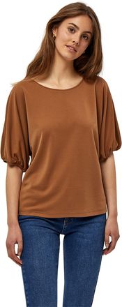 Desires Damen Elara Bluz Bluse, 5003 Rubber Brown, S EU