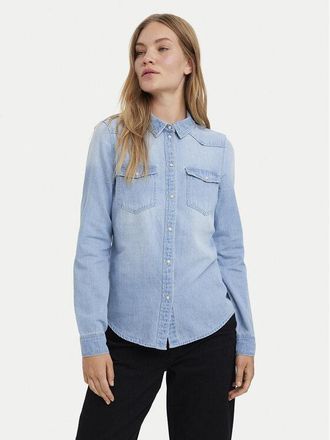 Vero Moda Jeanshemd Maria 10277523 Himmelblau Slim Fit