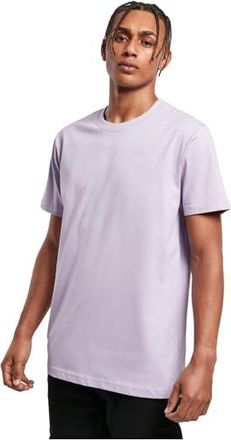 Build Your Brand T- Shirt Round Neck Homme, Violet (Lilac), 4XL