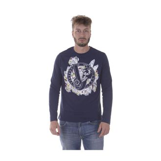 Versace Jeans Couture Homme, Tops, Bleu, Taille: 2XL Mars Long Sleeve Top