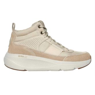 Skechers OTG Elevate Sneaker f&uuml;r Damen, Wildleder, Zum Anschl&uuml;pfen (Braungrau/Nat&uuml;rlich)