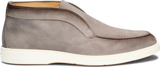 Santoni Homme, Chaussures, Gris, Taille: 44 1/2 EU Suede Desert Boot