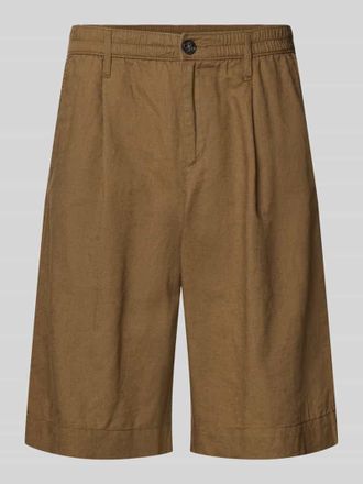 s.Oliver Red Label Regular Fit Bermudas aus Leinen-Baumwoll-Mix