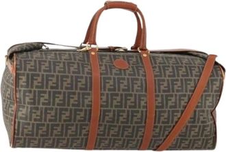 Fendi Sac Boston Pre-owned - Femme - Pre-owned - Brun - Taille: ONE Size